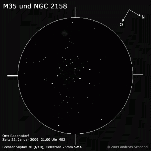 Messier 35 - Zeichnung - Spreewald-Spechtler